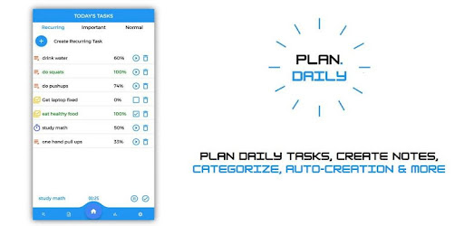 Plan Daily: To Do List, Task Planner, Notes, Goals Android App