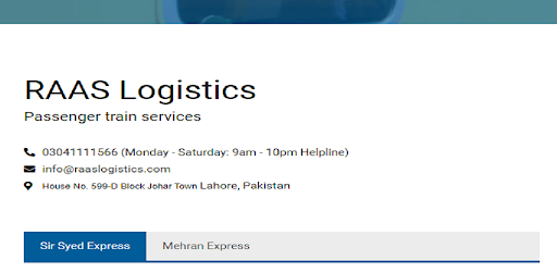 Railway Tickets By RAAS Android App