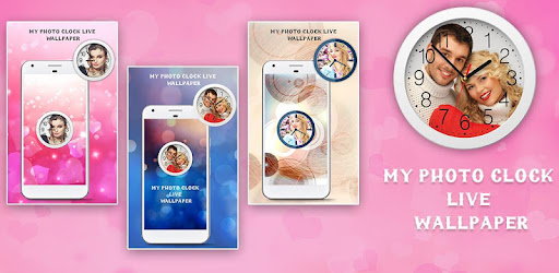 My Photo Clock Live Wallpaper Android App