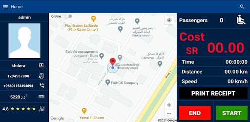 Saudi Taxi Android App