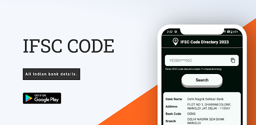 IFSC Code - All India Bank Android App