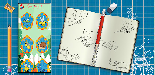 Learn To Draw Cute Insects Android App