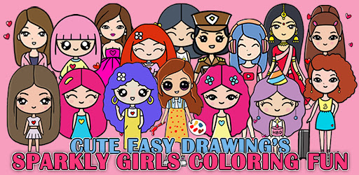 CED Sparkly Girls Coloring Fun Android App