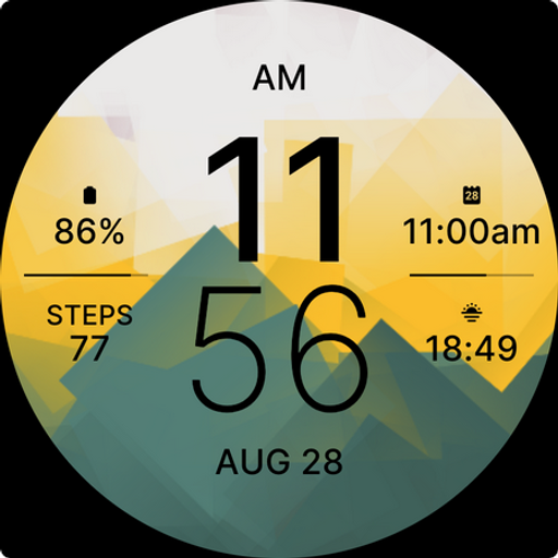 Yellow Running Fit Watch Face - Apps on Google Play