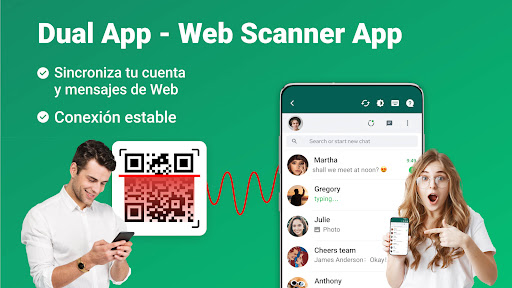 Descargar y ejecutar Dual App - Web Scanner App gratis en PC