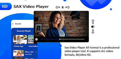 SAX Video Player - All Format HD Video Player Android App