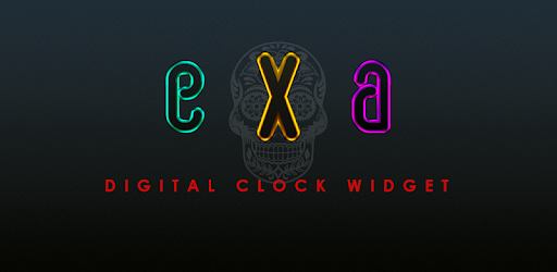 EXA Digital Clock Widget Android App