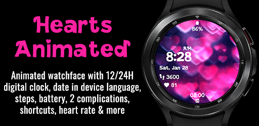 Hearts Animated Android App