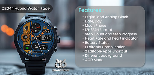 DB044 Hybrid Watch Face Android App