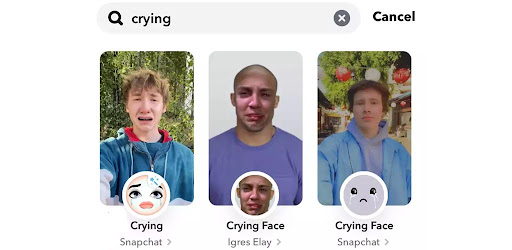 Crying Face Filter Guide Android App