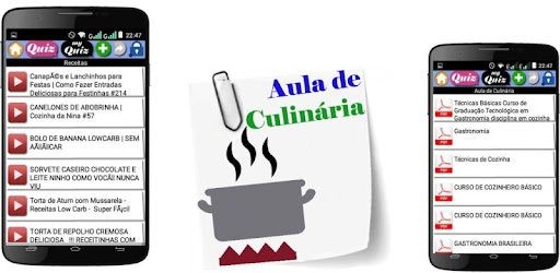 Aula de Culinária Android App