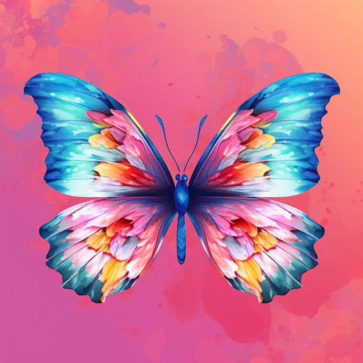 Colorful Butterflies Wallpaper