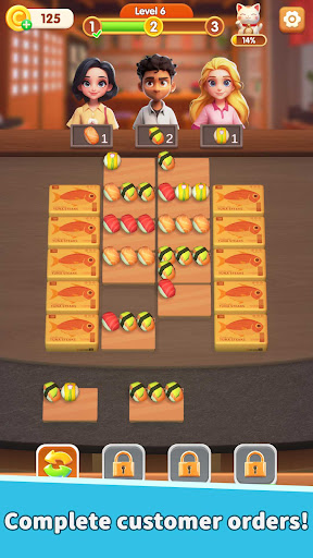 Download and Play Sushi Bar - Sort Master on PC (Emulator)
