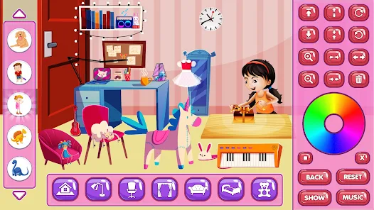 Doll house games store