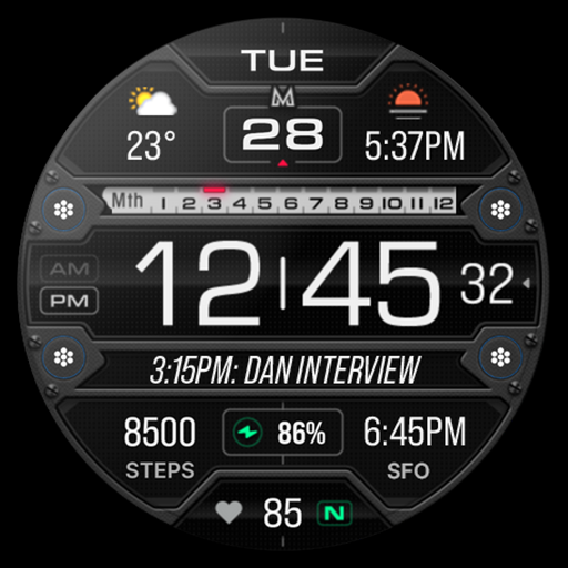 MD313 Digital Watch Face - Google Play 앱