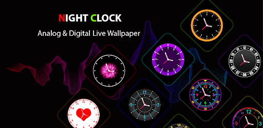 Night Clock Live Wallpaper Android App