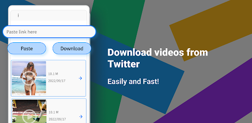 Video downloader for Twitter Android App
