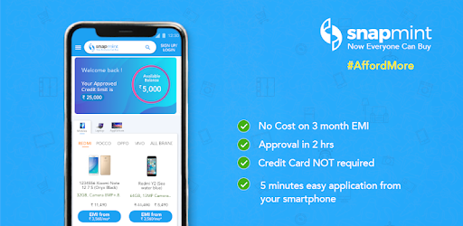 Snapmint: Shop Online on EMI without credit card Android App