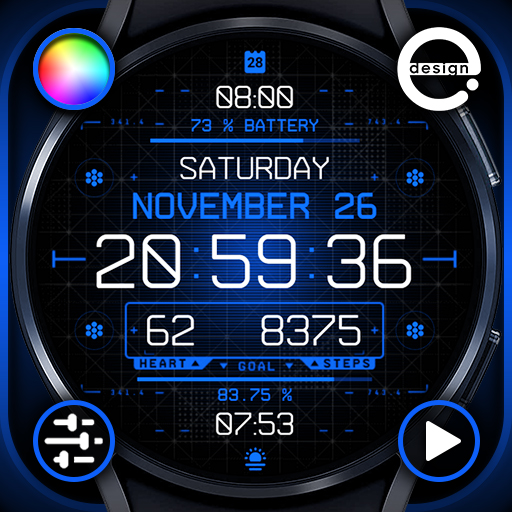 Cyber Agent digital watch face for PC / Mac / Windows 11,10,8,7 - Free ...