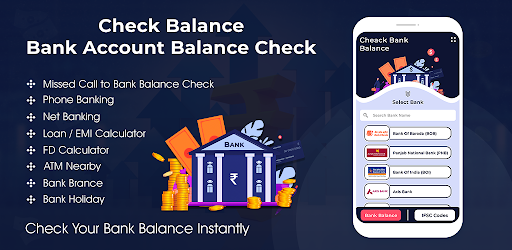 Check Balance Bank Account Balance Check Android App