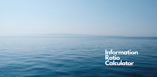 Information Ratio Calculator Android App