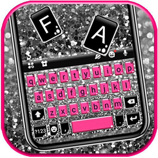 Pink Silver Glitter Keyboard B - Apps on Google Play