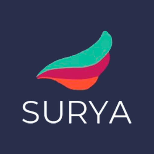 Surya Name Logo
