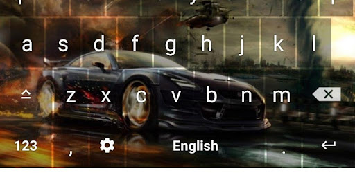 SUPER CARs KEYBOARD THEME Android App