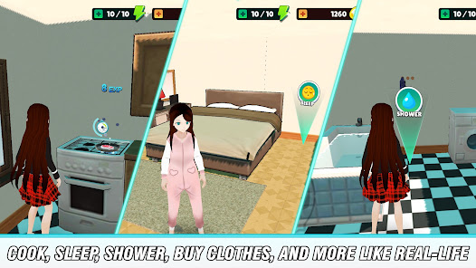 Anime School City Life Sim 3D - Apps on Google Play