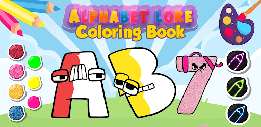 Alphabet Lore Coloring Numbers Android App