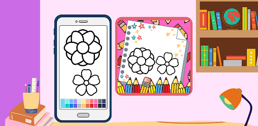 Simple Flower Coloring Book Android App