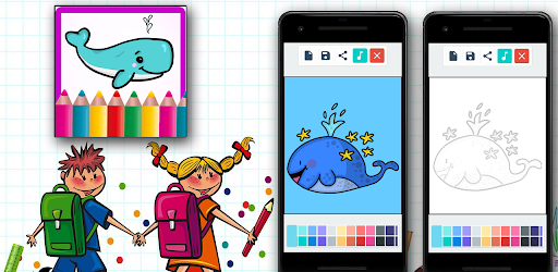 Whale Coloring Games Android App