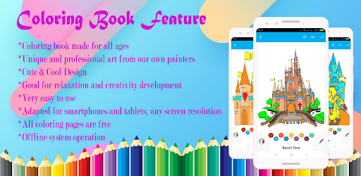 Castle Coloring Book Android App
