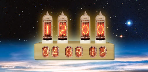 Nixie Tube Clock Widget Android App