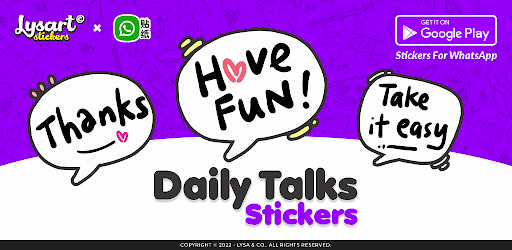 English Daily Talks Stickers Android App