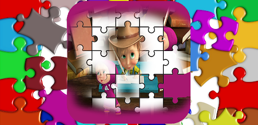the wonderful Masha jigsaw puz Android App