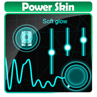 Soft glow Poweramp Skin 1.2 Neon Red APK | AndroidAppsAPK.co