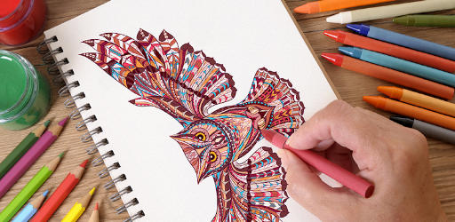 Color therapy: Drawing coloring book Android App