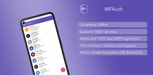 MFAuth - Fast 2FA Authenticator Android App