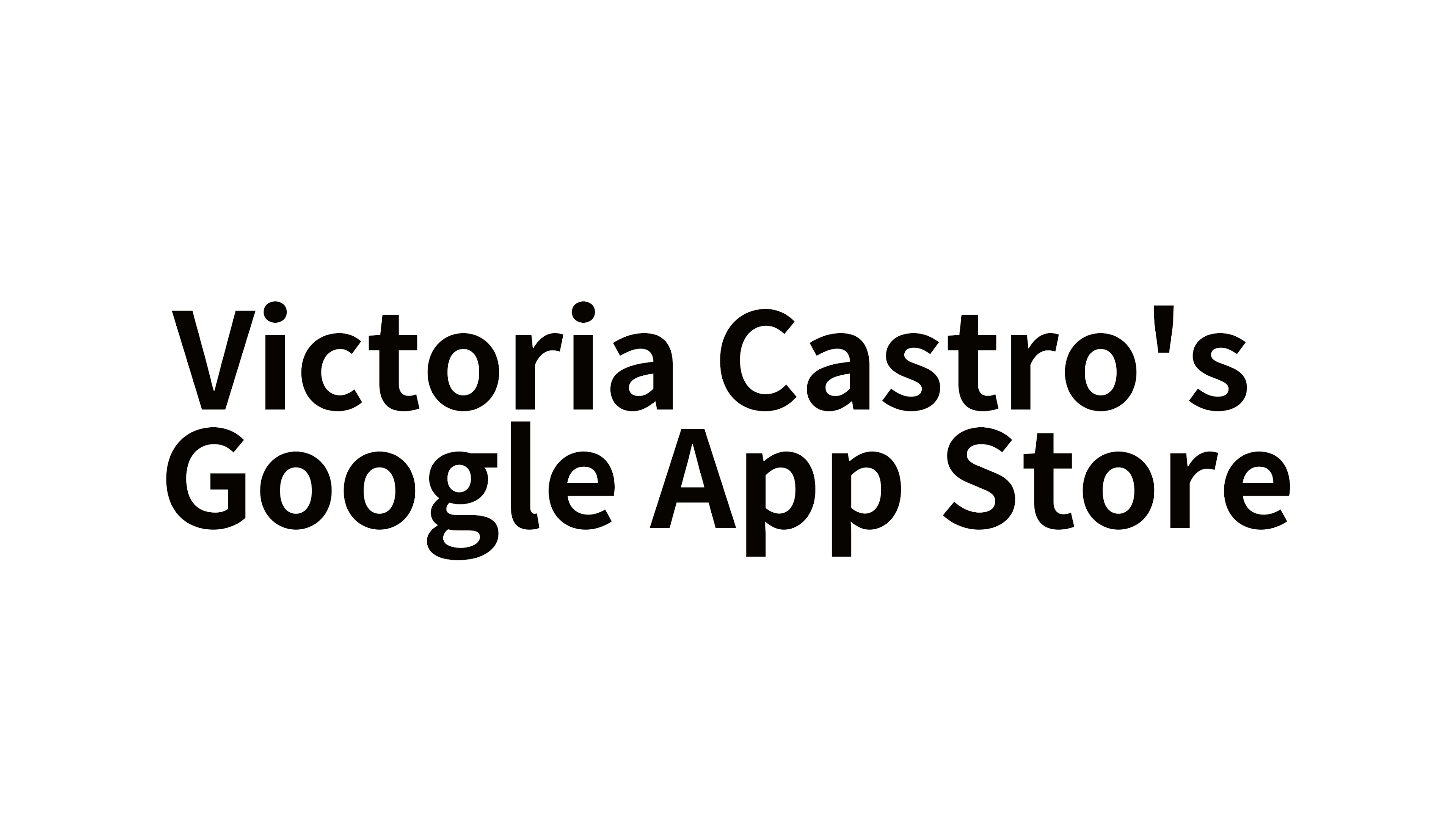 Google Play での Victoria Castr の Android アプリ Google Play での Victoria Castr の Android アプリ