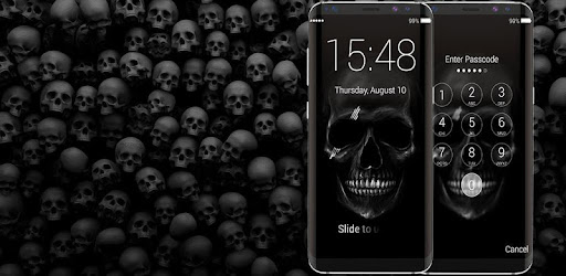 Skull Lock Screen Android App