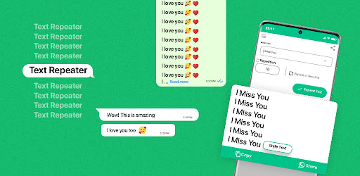 Text Repeater: Repeat text 10k Android App