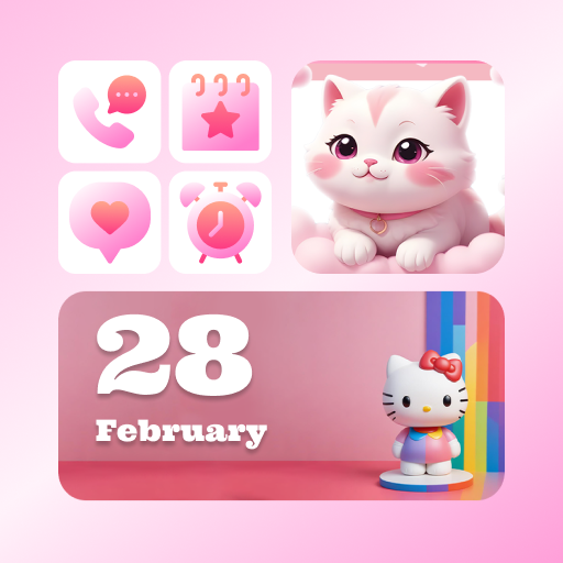 Cute Themes - Icons & Widgets for PC / Mac / Windows 11,10,8,7 - Free ...