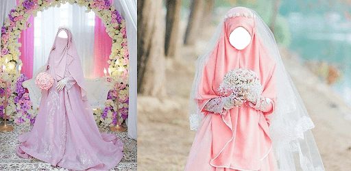 Wedding Muslim Hijab Syari Photo Frames Android App