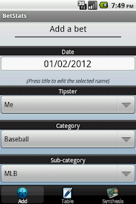 BetStats Sports Bet Tracker Google Play
