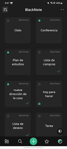 Descargar y ejecutar BlackNote: Notas Oscuras gratis en PC