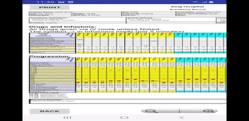 Anesthesia Record Android App