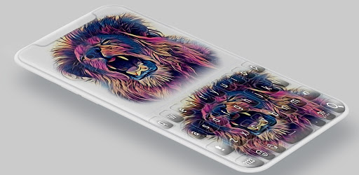 Colorful Lion Art Keyboard Android App