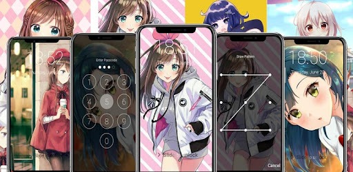 Kawaii Anime Girl Lock Screen Android App