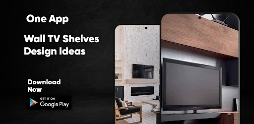 Wall TV Shelves Design Ideas Android App
